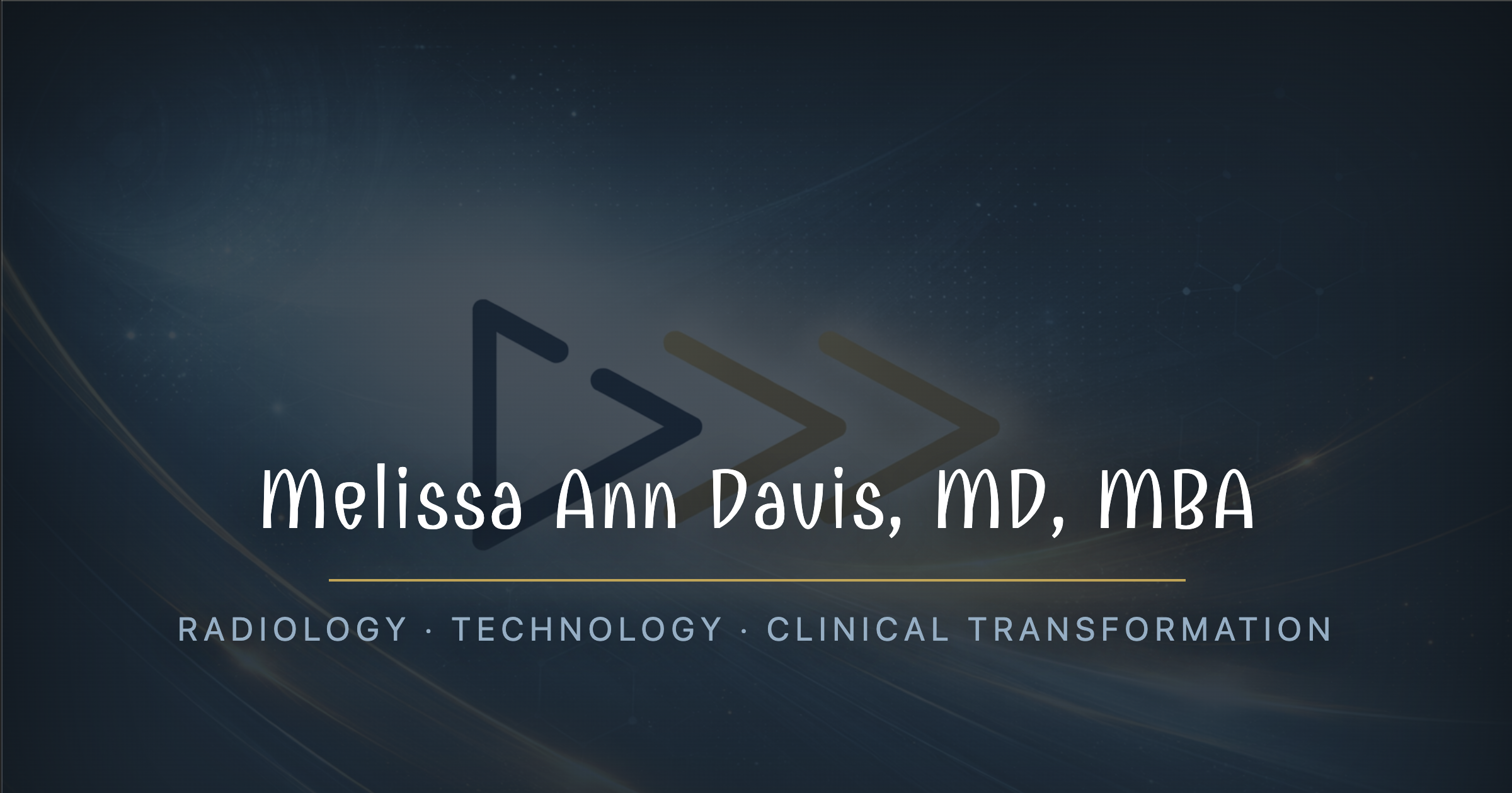 Melissa Ann Davis, MD, MBA | Radiology AI Consulting & Speaking